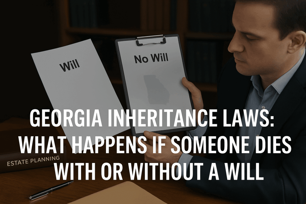 Georgia Inheritance Laws: What Happens With or Without a Will